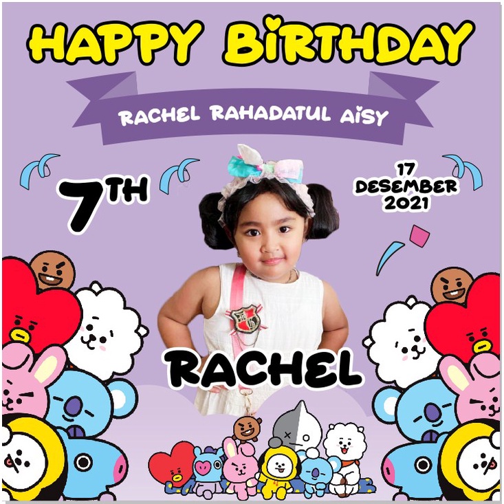 Jual BANNER ULANG TAHUN/BACKDROP ULANG TAHUN Untuk Ukuran 100x100 ke ...