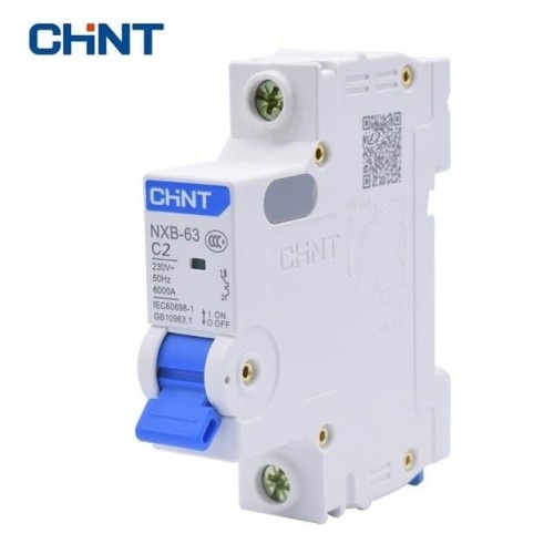 Jual MCB CHINT 2 AMPERE 1 PHASE NXB-63 6KA | Shopee Indonesia