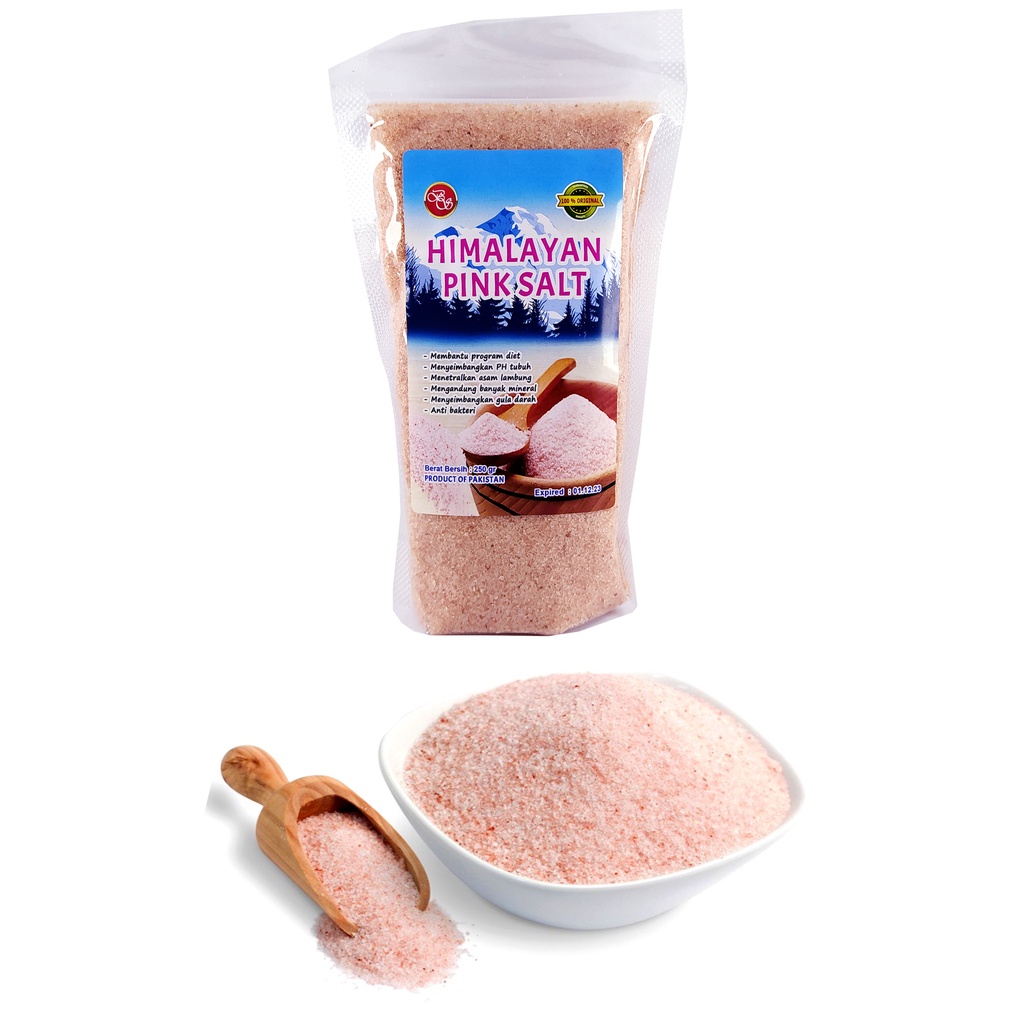 Jual Himalayan salt fine garam himalaya 250gr | Shopee Indonesia