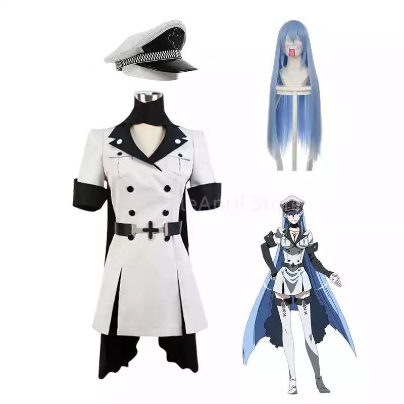 Jual Cosplay Anime Life Akame Ga Kill! Esdeath Empire Cosplay Costume ...