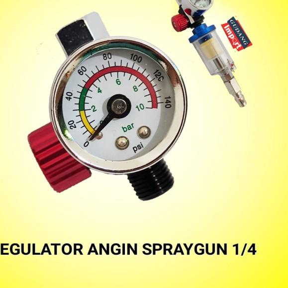 Jual REGULATOR SARINGAN SETELAN TEKANAN ANGIN SPRAY GUN SPRAYGUN ...