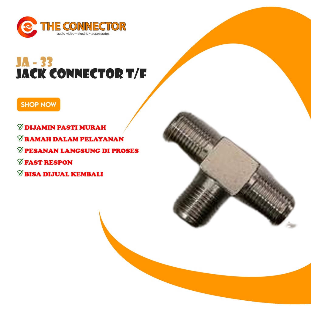 Jual JACK T TV DRAT BESI/TF CONNECTOR | Shopee Indonesia