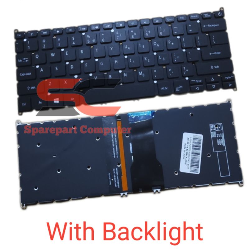 Jual Keyboard Laptop Acer Aspire 5 A514 A514-53 A514-52G A514-54 A514 ...