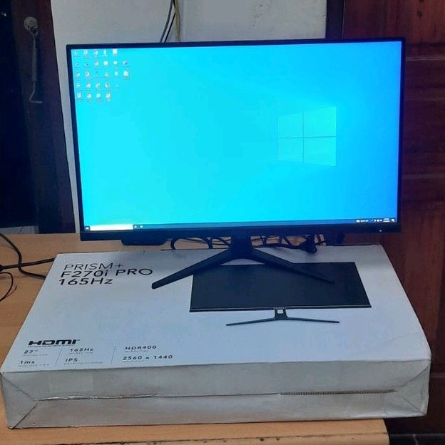 Jual Monitor Prism+ 27 Inch, IPS, 165Hz, Lengkap Dus, Sangat Mulus ...