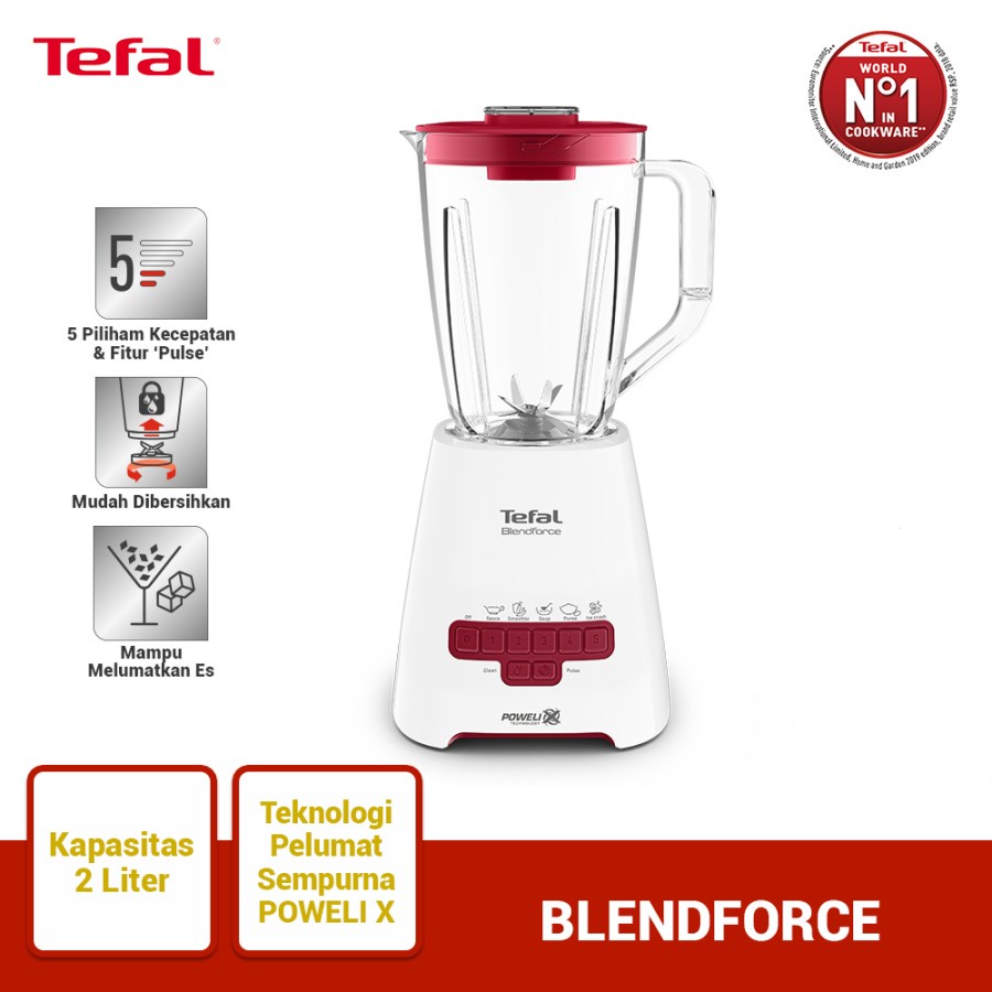 Jual Tefal Blender Blendforce Piano BL477 | Shopee Indonesia