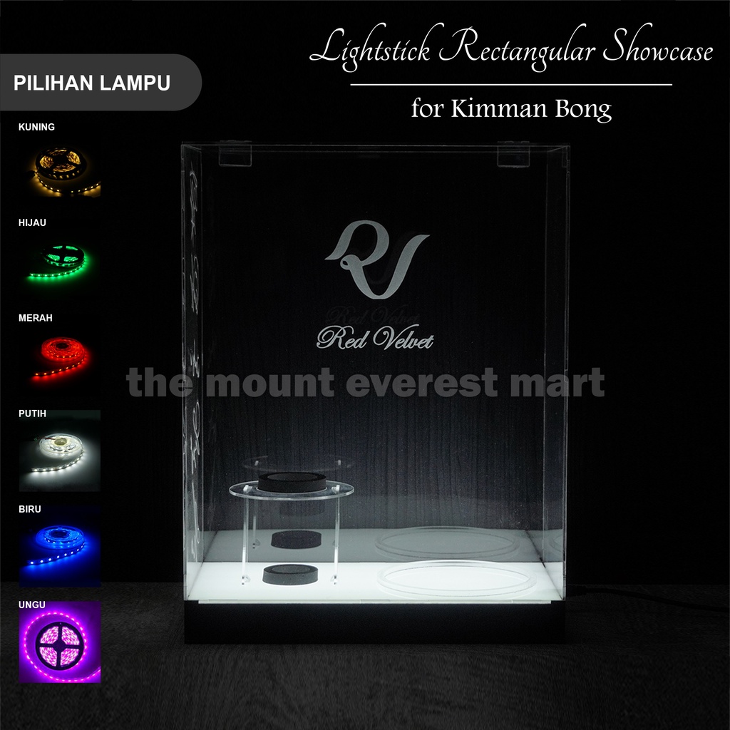 Jual Acrylic Showcase - Box Display Lightstick K-pop untuk Red Velvet ...