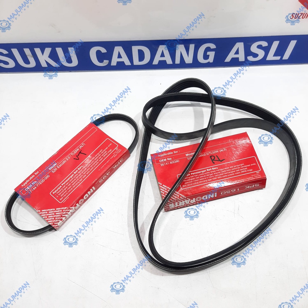 Jual FAN BELT VAN BELT TALI KIPAS MESIN SET SUZUKI ESCUDO 2.0 2000CC IDP | Shopee Indonesia