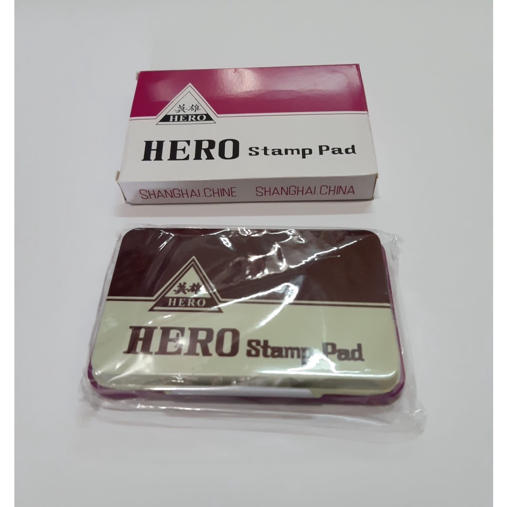 Jual Bantalan Stempel Hero 2460 / Bak Stempel / Tempat Stempel / Cap ...