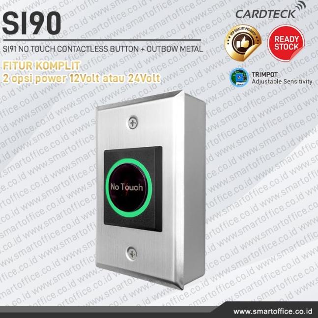 Jual No Touch Exit Push Button Stainless RFID or Fingerprint Access ...