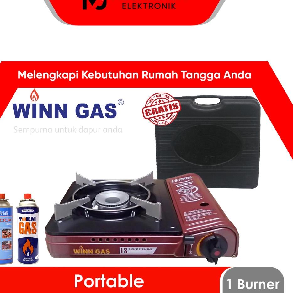 Jual Terbaik WINN GAS KOMPOR PORTABLE W1S / PAKET KOMPOR + GAS PORTABLE ...