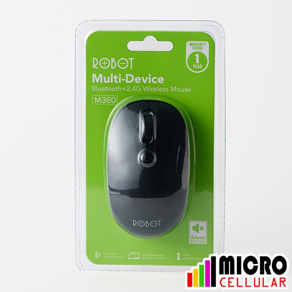 Jual Mouse ROBOT M360 2.4G Dual Mode Wireless Silent Key ORIGINAL ...