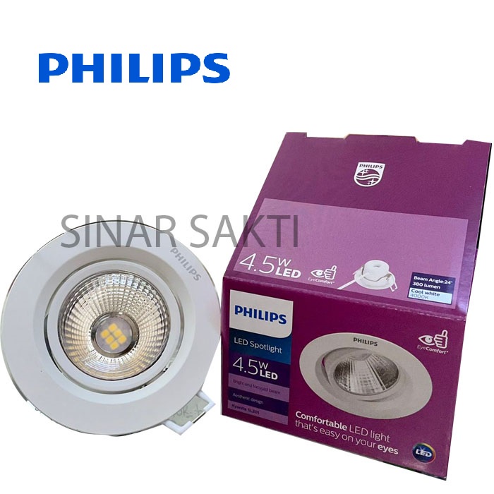 Jual Philips Lampu Spotlight LED Kyanite SL201 G2 4,5w 4.5w 4,5 Watt | Shopee Indonesia