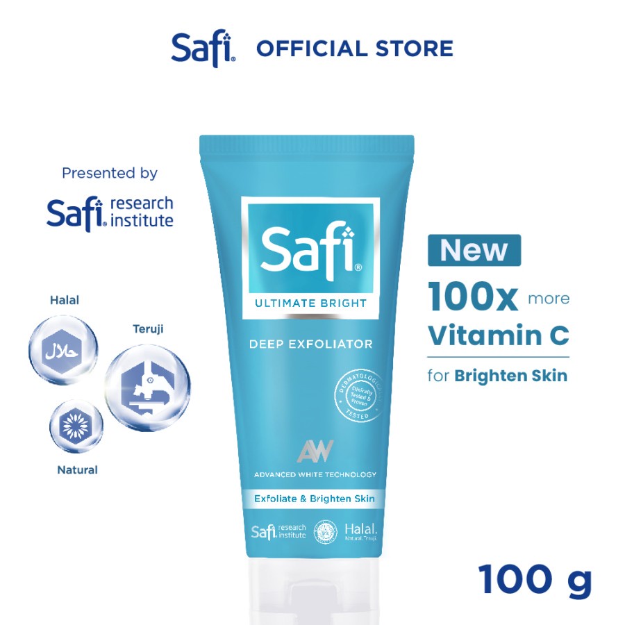 Jual Safi Ultimate Bright Deep Exfoliator 100g (gantinya WE) | Shopee Indonesia