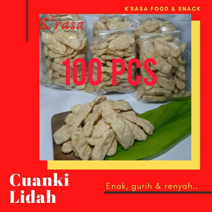 Jual Cuanki lidah 100 pcs khas garut toping baso aci & Seblak (BRY) | Shopee Indonesia