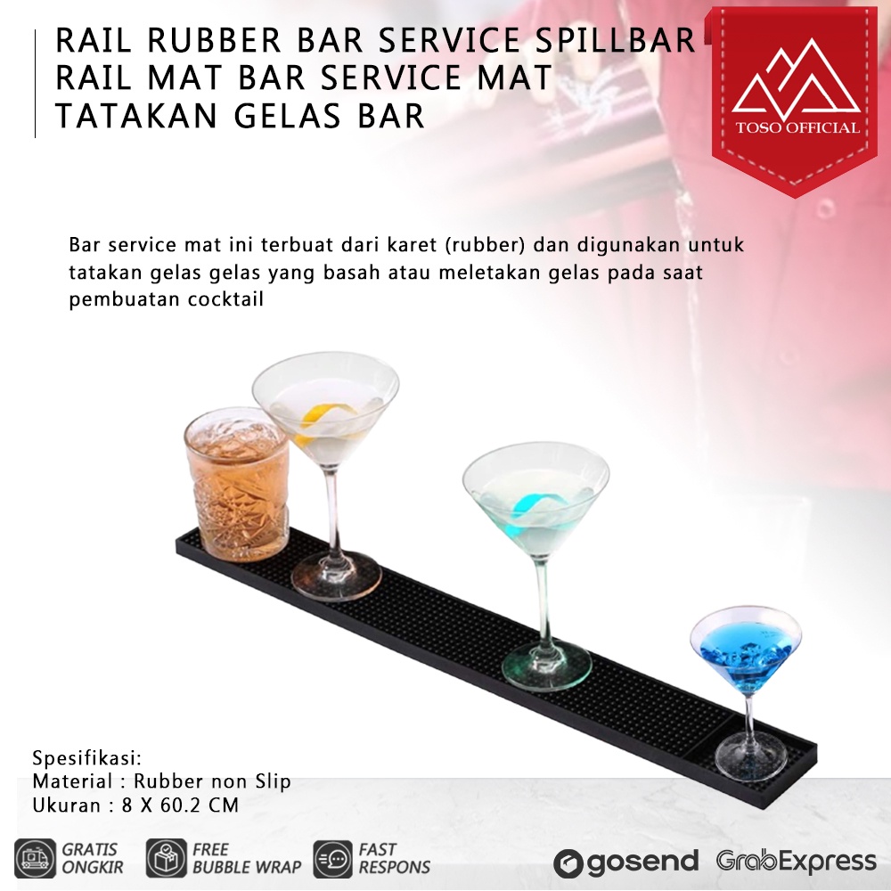 Jual Bar Rail Mat Bar Service Mat Tatakan Gelas Bar | Shopee Indonesia