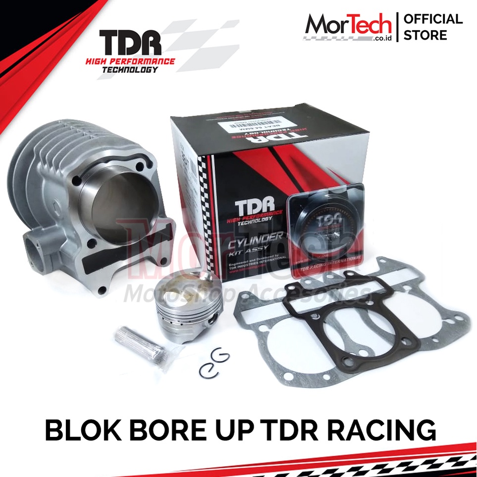 Jual TDR Racing Forged Piston Blok Bore Up Seher Mesin 54,5mm for Honda ...