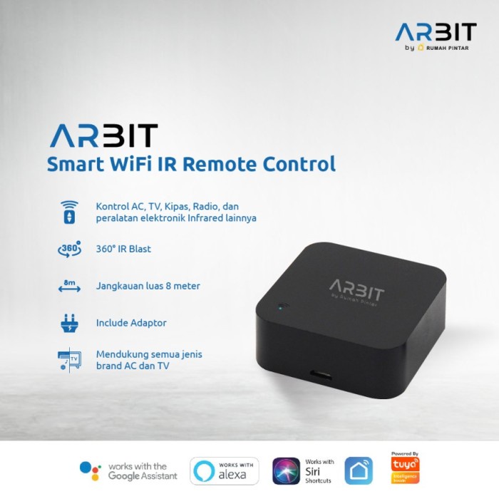Jual ARBIT Wifi Smart Home IR Remote Controller works with Alexa Google ...