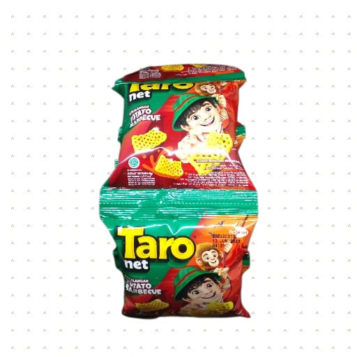 Jual Taro Net BBQ 8gr - Renceng Isi 10 Pc | Shopee Indonesia