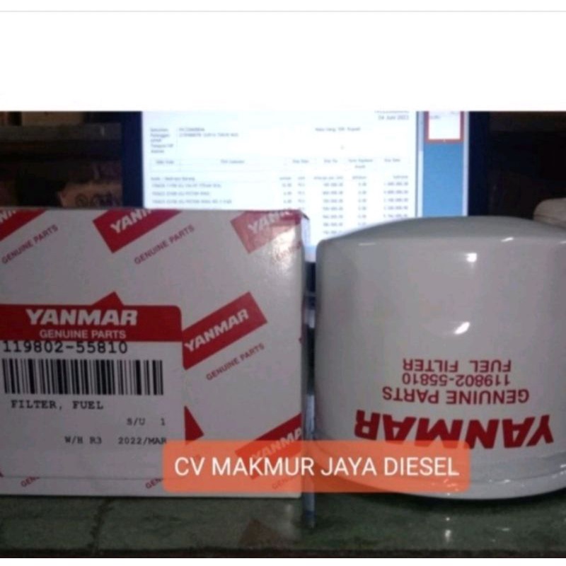 Jual Fuel Filter Solar 4TNE84/4TNE88 119802-55810 Yanmar | Shopee Indonesia