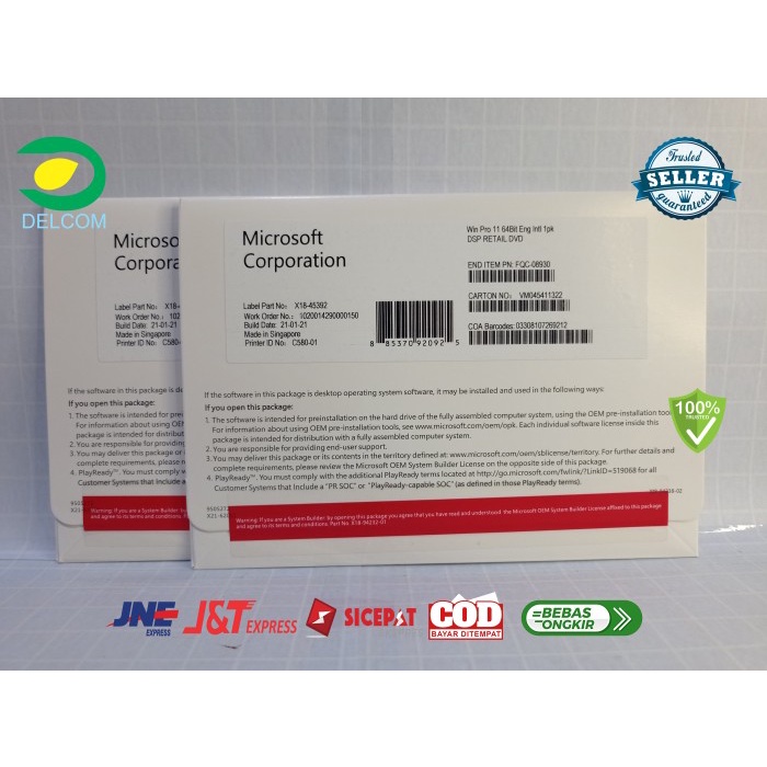 Jual Windows 11 Professional 64 Bit Full Version Package DVD Original ...