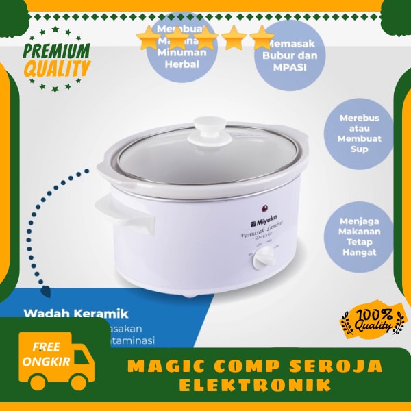 Jual ORIGINAL Miyako SC 510 – Slow Cooker 5 Liter | Shopee Indonesia