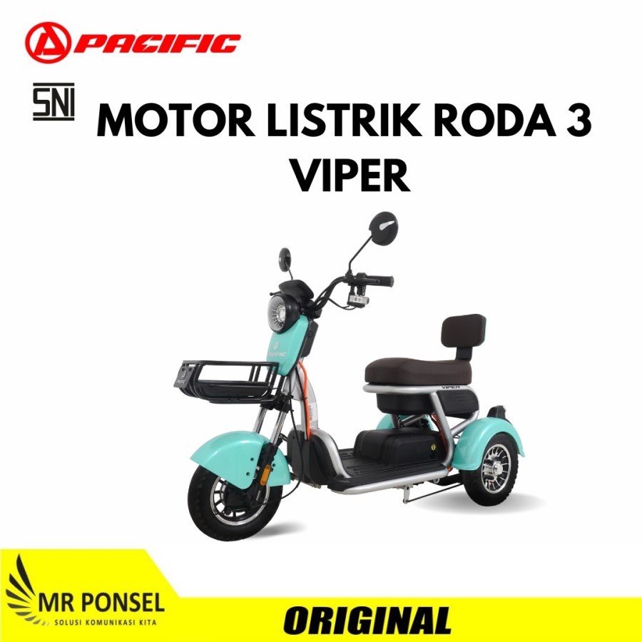 Jual Pacific Sepeda Motor Listrik VIPER roda 3 | Shopee Indonesia