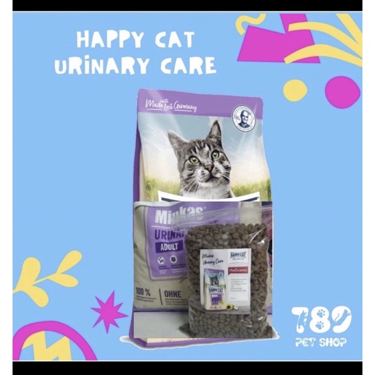 Jual happy cat urinary kemasan repack 1 kg | Shopee Indonesia