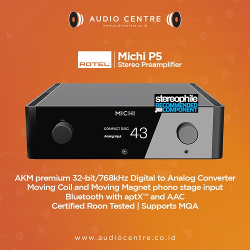 Jual ROTEL Michi P5 Control pre Amplifier / amplifier / rotel michi ...