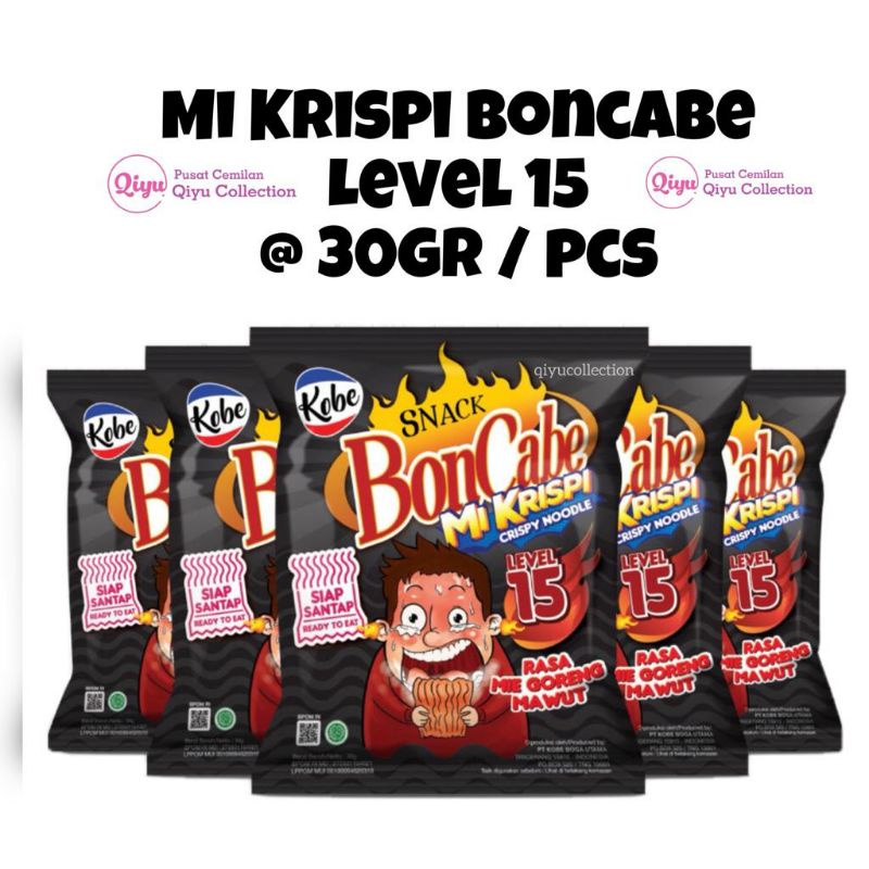 Jual Mi Krispi Boncabe Level 15 - Mie Kremes Pedas - Snack Viral ...