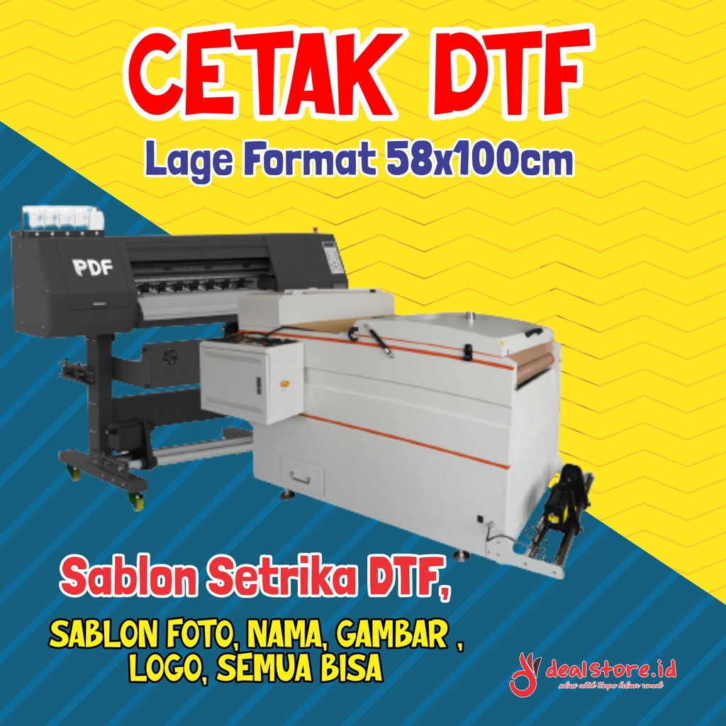 Jual Cetak DTF per Cm/ Sablon DTF High Quality | Shopee Indonesia