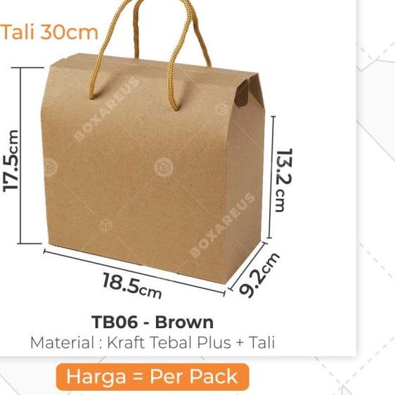 Jual Box Toples Kue Kering Packaging Kotak Cookies Kemasan | TB06 Brown | Shopee Indonesia