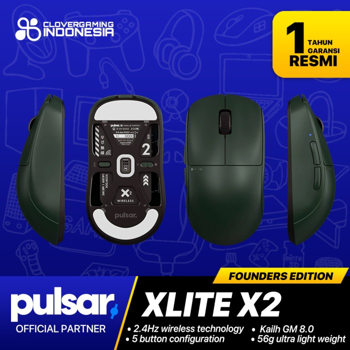 Jual Pulsar X2 Wireless FE Edition- 56g Extreme Lightweight Gaming Mouse | Shopee Indonesia