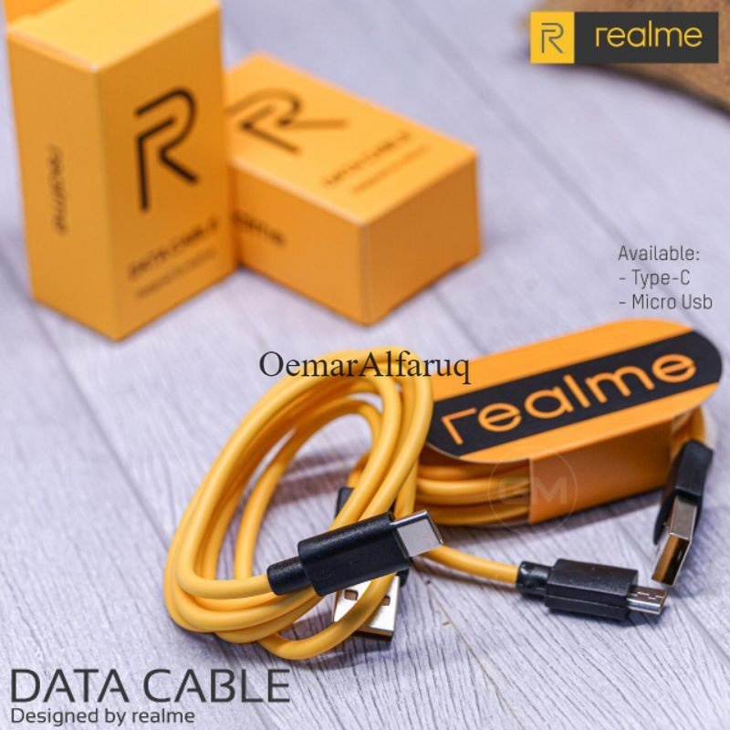 Jual MICRO USB YELLOW REALME KABEL DATA MICRO & TYPE C ORI 100% NEW ...