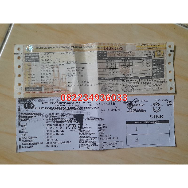 Jual surat mallika hero puch sanex venus qj malika hussar dio | Shopee ...