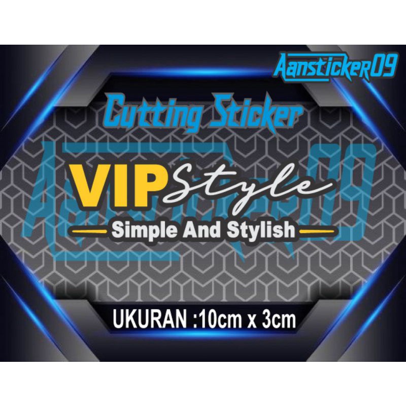 Jual stiker vip style stiker cutting | Shopee Indonesia