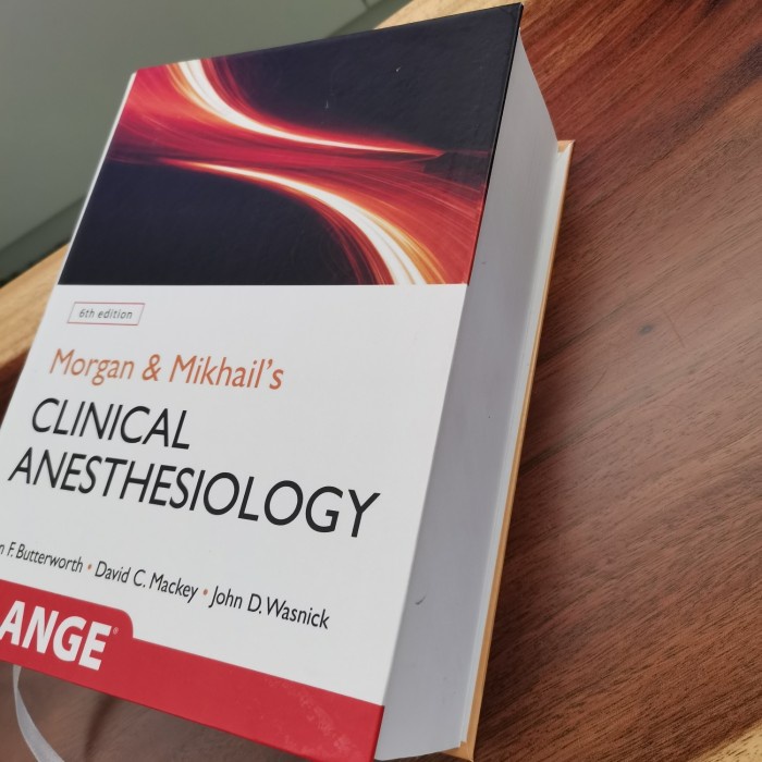 Jual Morgan and Mikhails Clinical Anesthesiology, 5th edition | Shopee ...