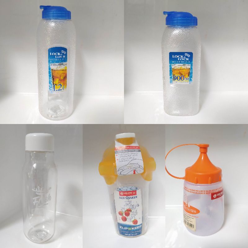 Jual Locn n Lock Water Bottle PET 900ml / 1,2 L/ milky bottle 500ml ...