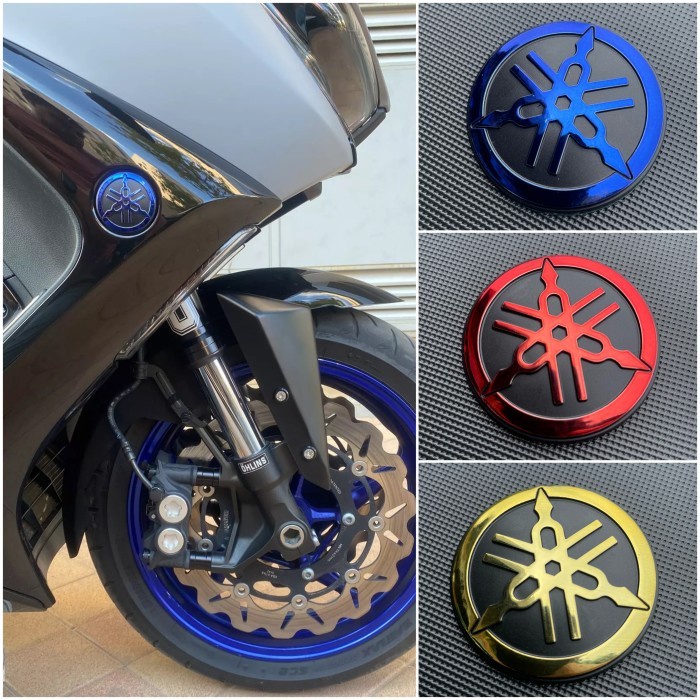 Jual premium logo yamaha emblem 3d timbul stiker sticker yamaha maxi ...
