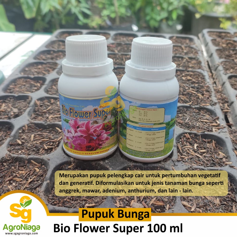 Jual Pupuk Bunga Bio Flower Super Plus ZPT Kemasan 100 ml | Shopee ...