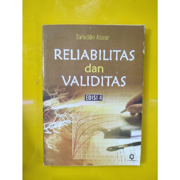 Jual reliabilitas dan validitas edisi 4 Saifuddin azwar | Shopee Indonesia