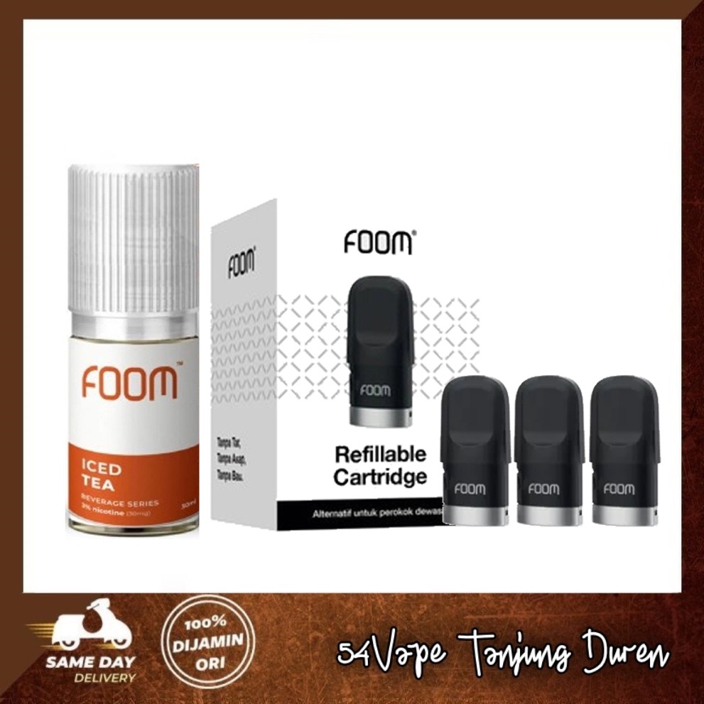 Jual CARTRIDGE FOOM X + FOOM LIQUID 30ML AUTHENTIC | Shopee Indonesia