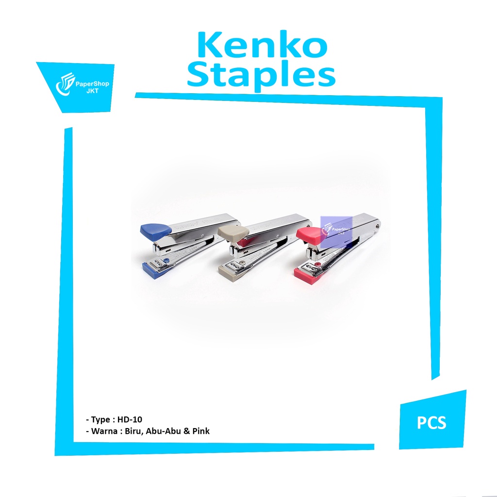 Jual KENKO - Staples Hd-10 Stapler - Pcs | Shopee Indonesia