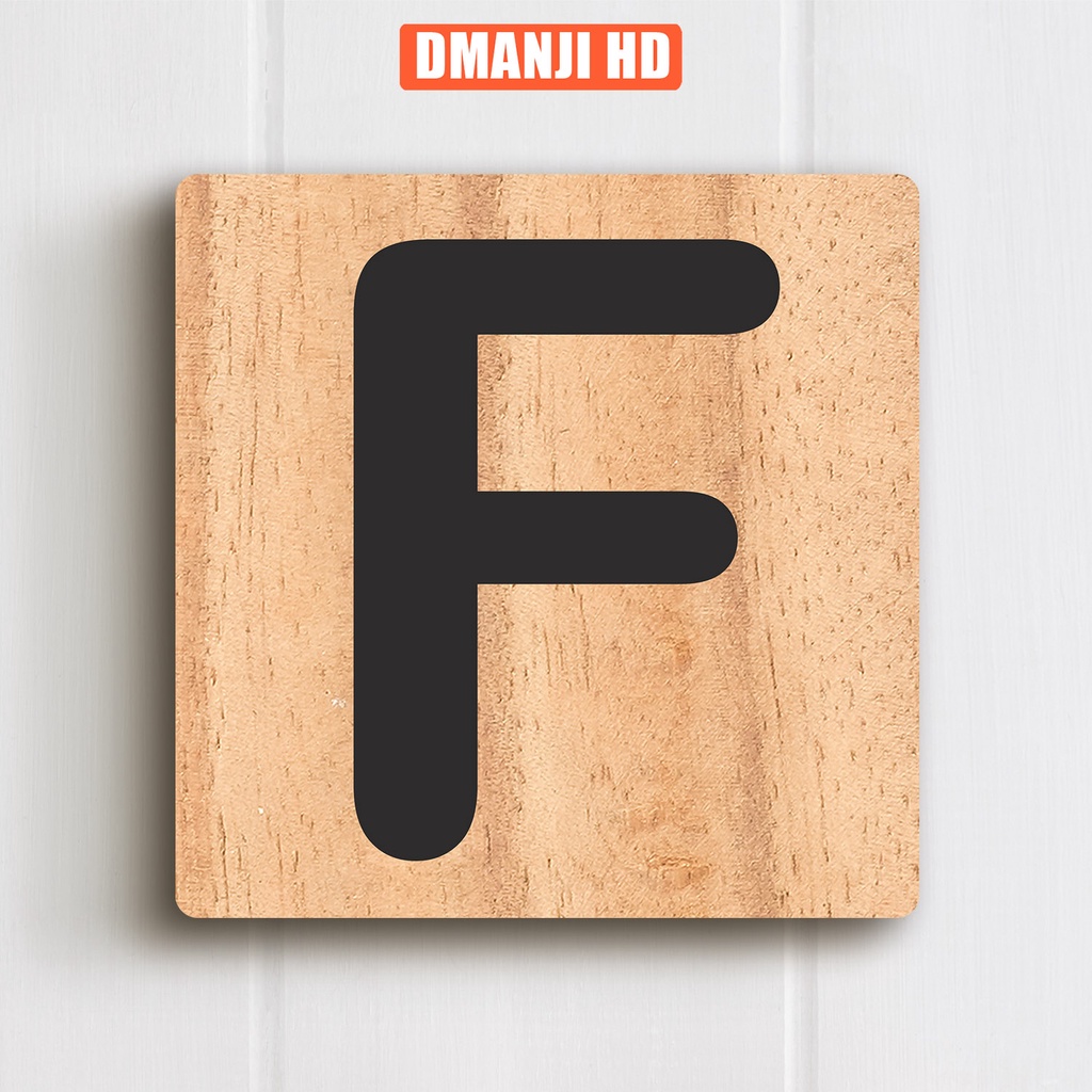Jual DMANJI HD - Huruf kayu Scrabble minimalis | Custome nama huruf ...