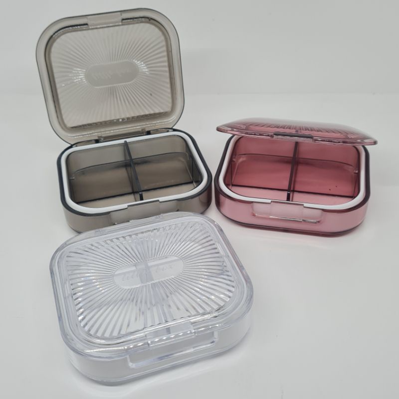 Jual Clear transparant pill box / daily medicine box / kotak obat TO13 ...