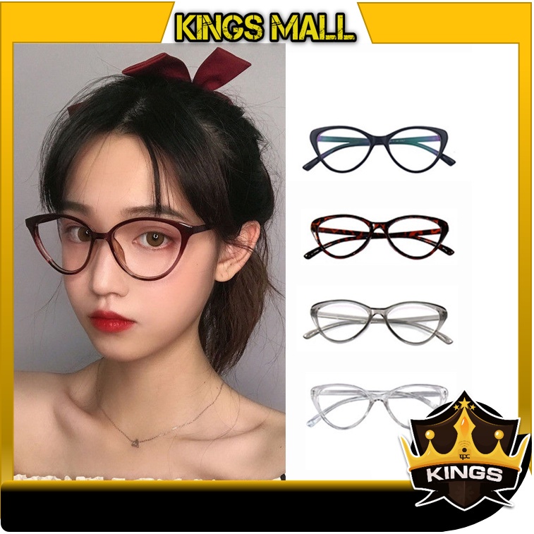 Jual KINGS - F5538 Kacamata Korea Wanita / Kacamata Cat Eye Anti Radiasi / Cat Eye Eyeglasses ...