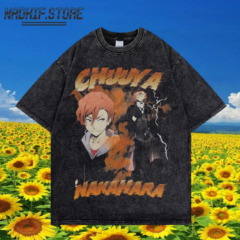 Jual KAOS CHUUYA NAKAHARA OVERSIZE WASHING VINTAGE TEE | KAOS WASHED ...