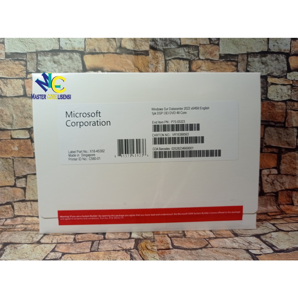 Jual Windows Server 2022 Standard - datacenter 48 Core full package ...