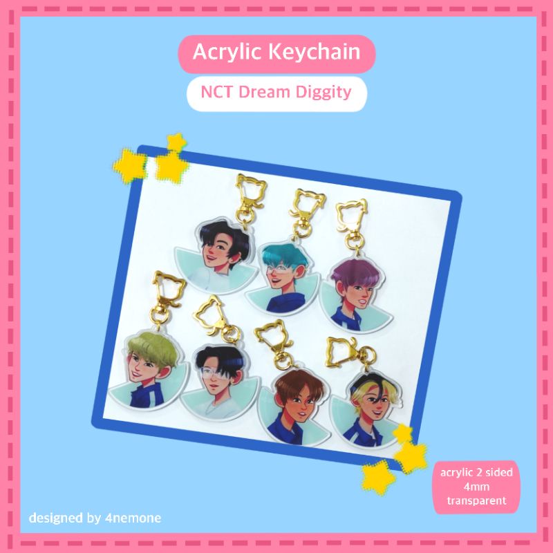 Jual (MD 1) Keychain NCT DREAM Diggity version | Shopee Indonesia