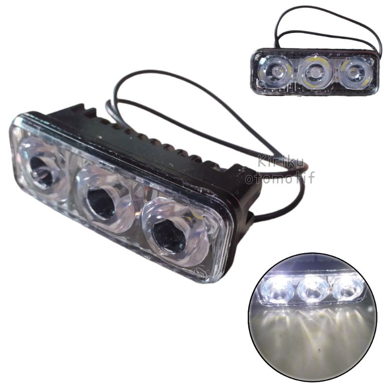 Jual Lampu tembak sorot led cree bar 3 mata E03 worklight work light | Shopee Indonesia