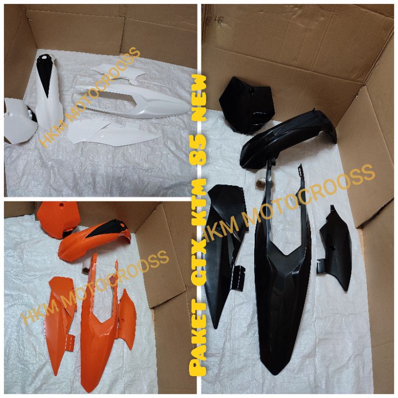 Jual bodi set ktm 85 new 2016 paket gtx model ktm 85 new body set ktm ...